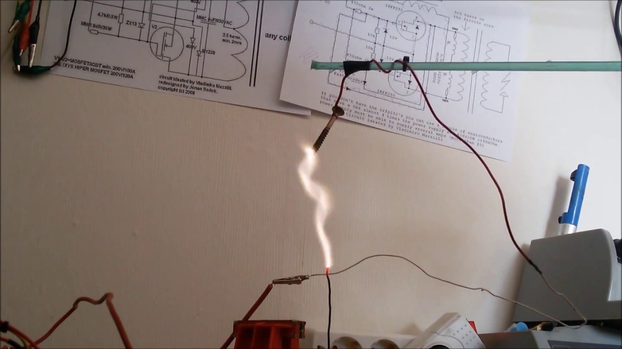 TIP3055 flyback driver with dual flyback - YouTube