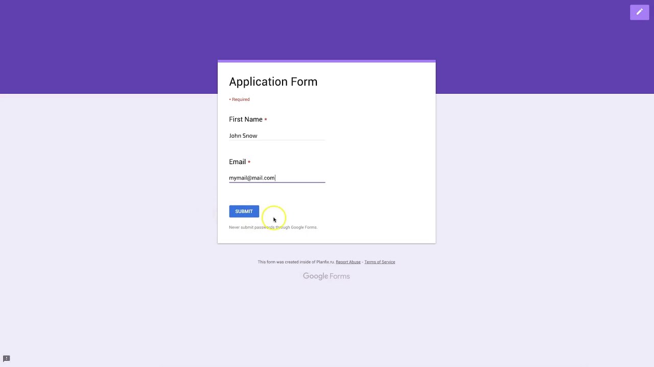 How to get data from Google Forms like a new Planfix's task - YouTube