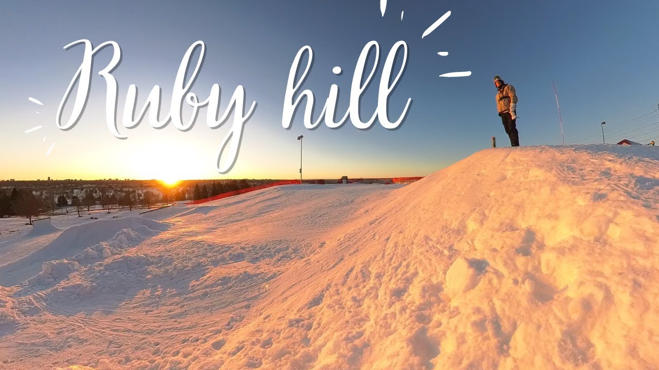 So We Tried Snowboarding at the Ruby Hill Rail Yard in Denver... - YouTube