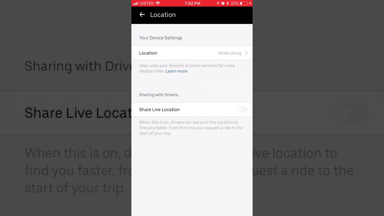 How to SHARE LIVE LOCATION with DRIVERS on UBER APP? - YouTube
