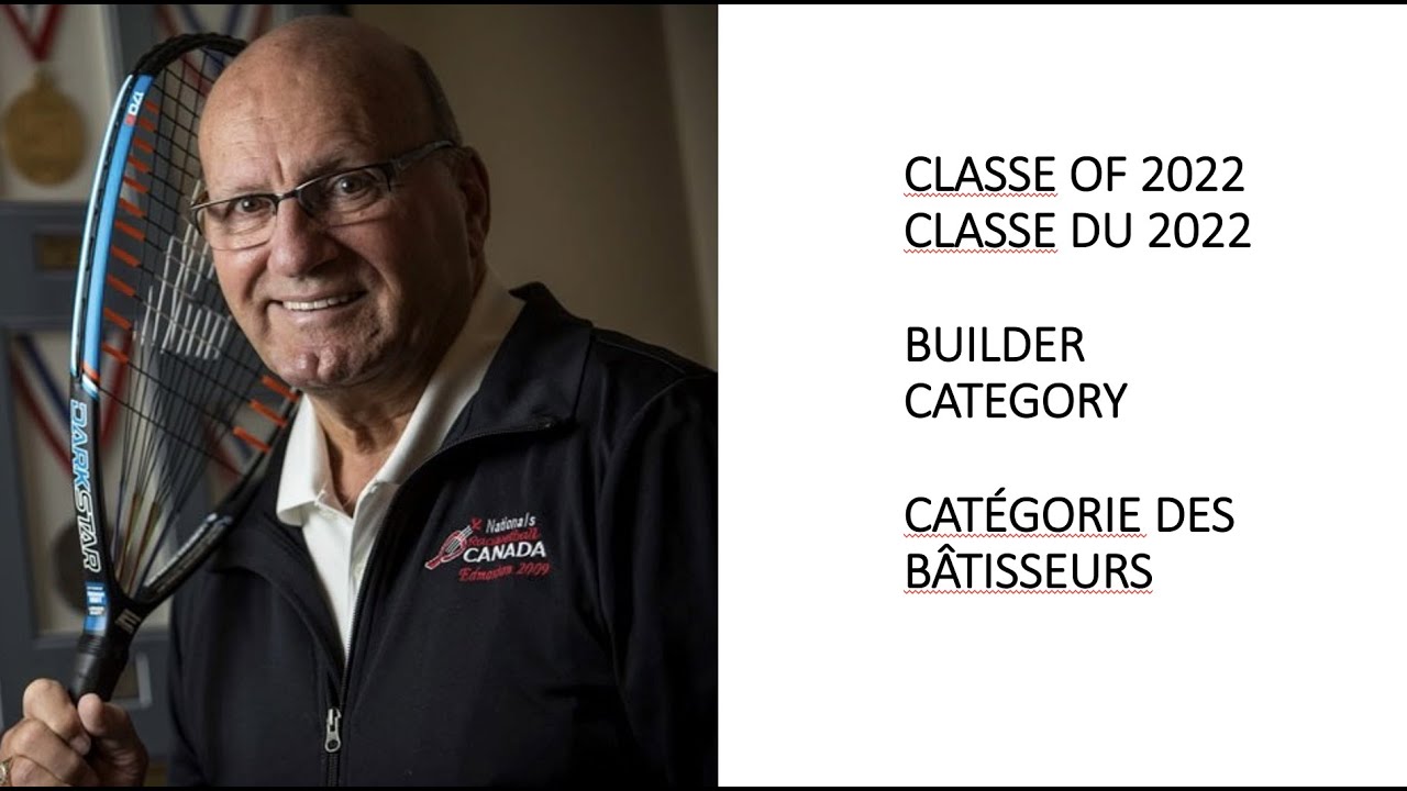 Jack McBride - Racquetball Canada Hall of Fame - YouTube