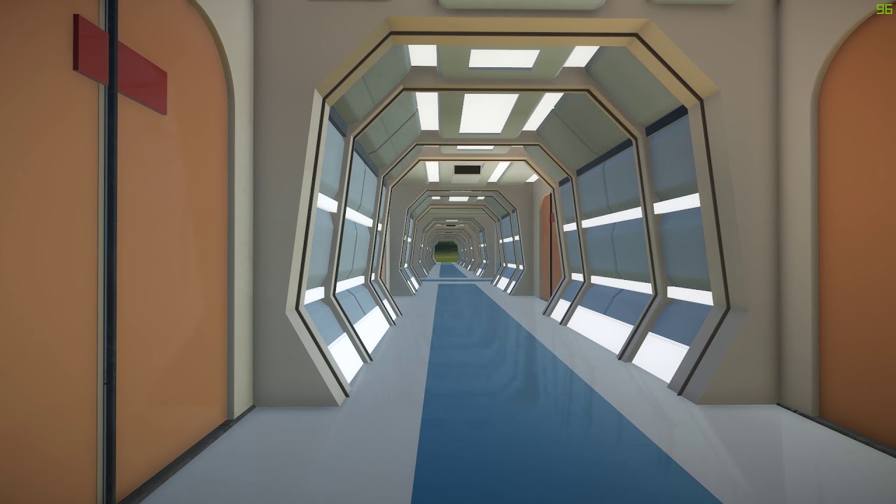 Star Trek Enterprise D hallway: Planet Coaster - YouTube