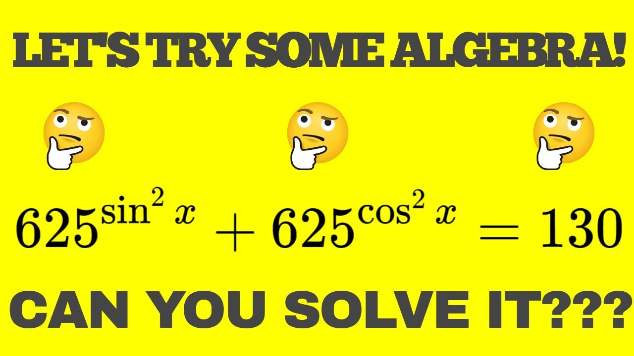 A nice exponential equation with trig functions! - YouTube