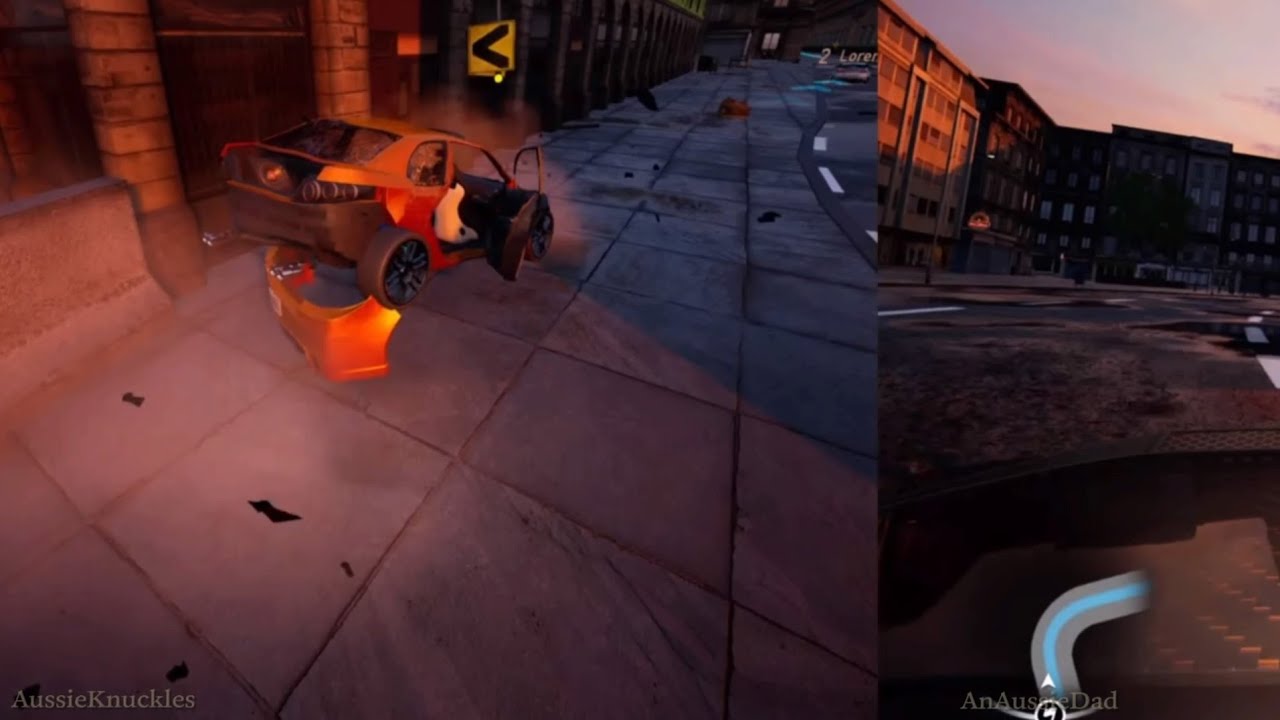 Super Street PS5 Splitscreen Epic Crashes - YouTube