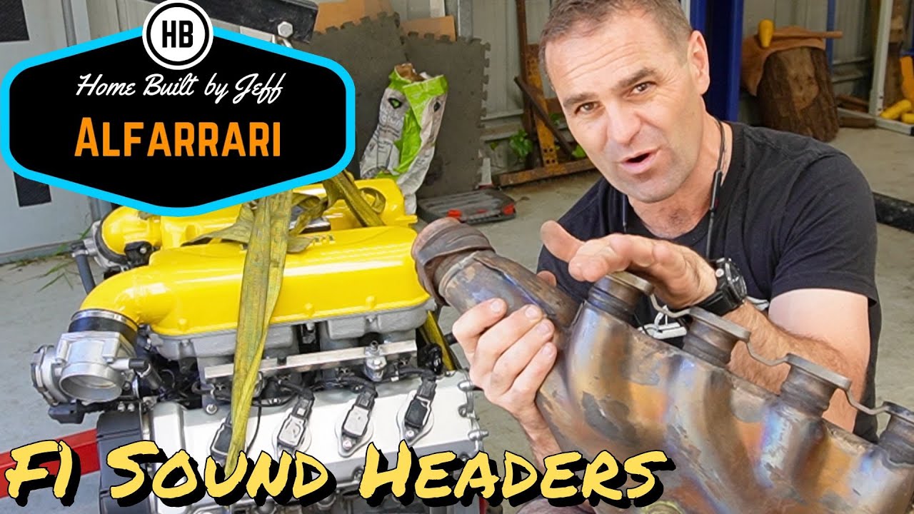 F1 Sound Header Design - Ferrari engined Alfa 105 Alfarrari build part ...