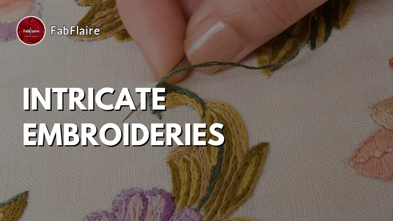 Stitching Symphony: The Beauty of 5 Types of Intricate Embroideries ...