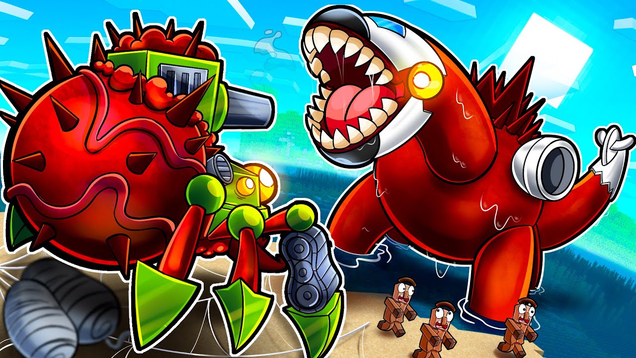 INFECTED TANK vs INFECTED SKY! (Who Will Win!?) - YouTube