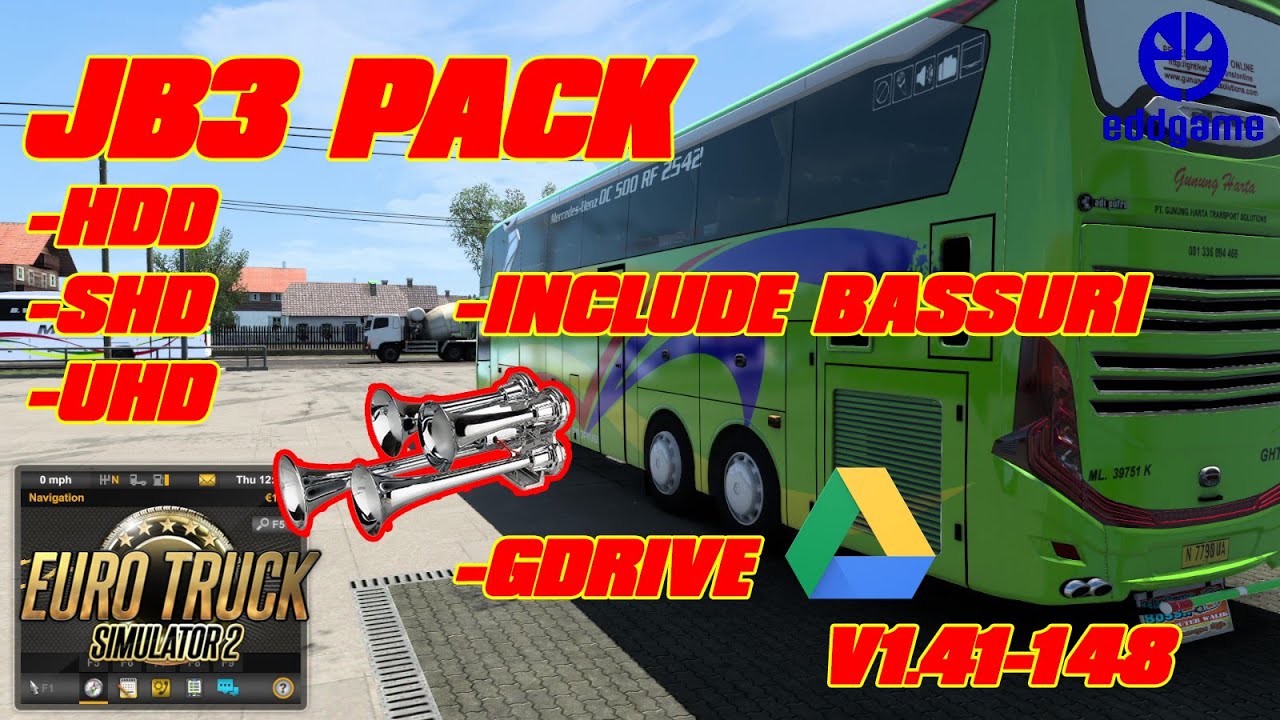 Jb3 Pack (hdd,shd,uhd) ETS2 v1.41-1.48 - YouTube