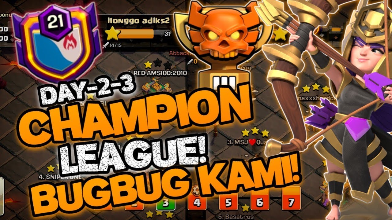 CWL CHAMPION LEAGUE (TAGALOG) FEATURING ILONGGO ADIKS2 CLAN | DAY 2 & 3 BUGBUG KAMI | CLASH OF ...