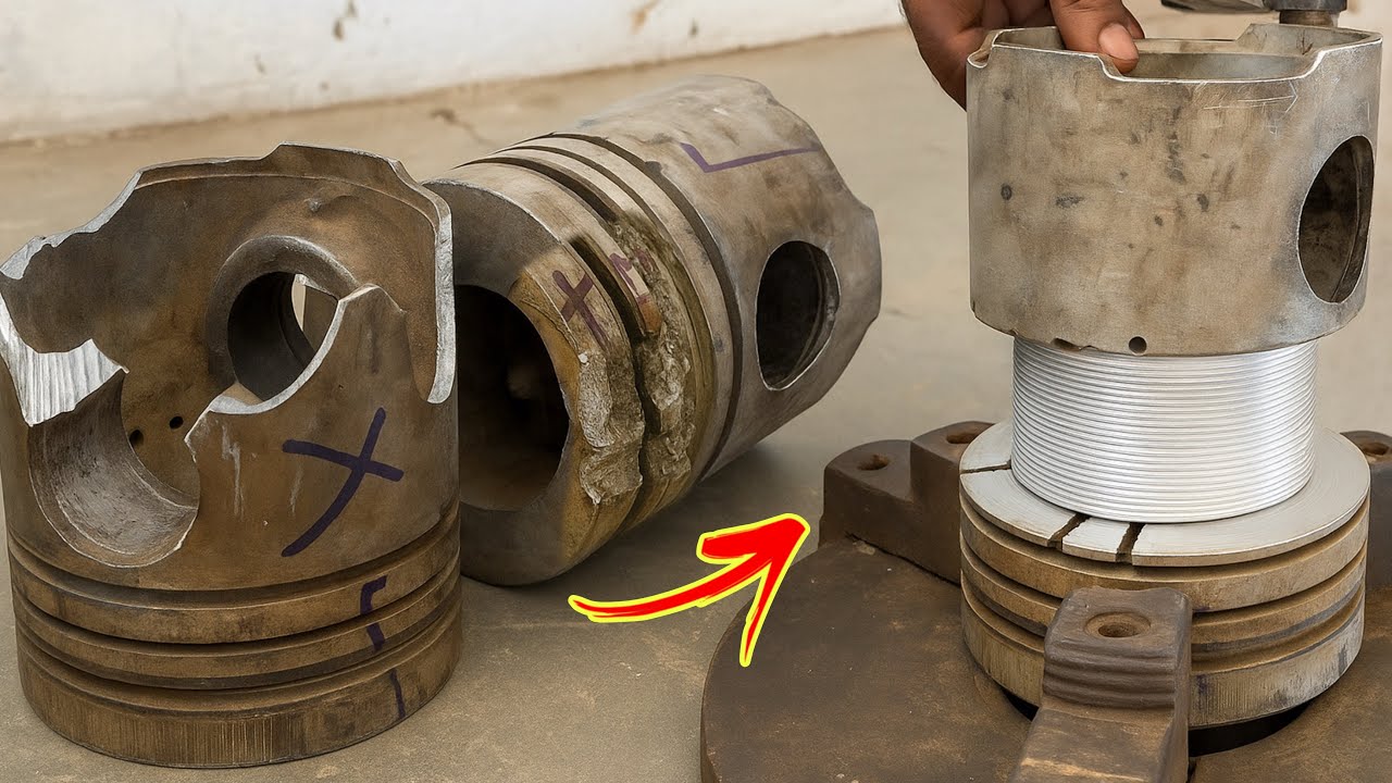 A Mechanic Rocked Everyone Shocked When He Prepaired One Piston Using ...
