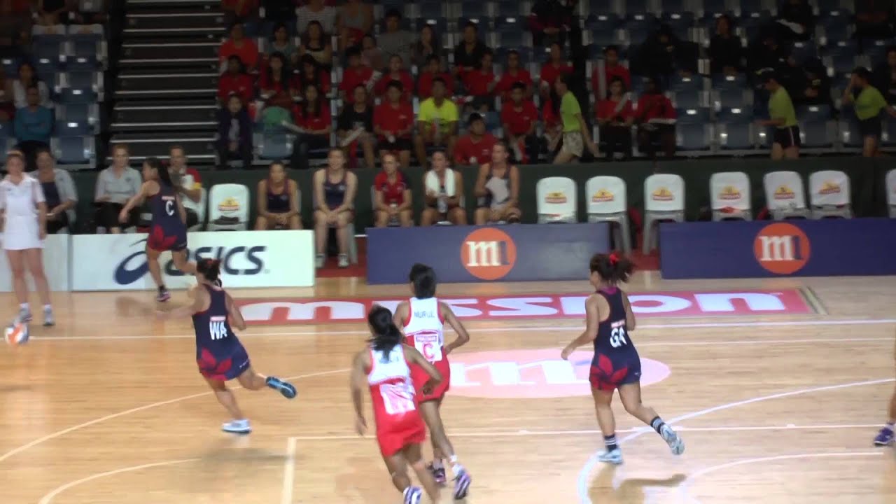 Asian Netball Championships 2014 : Singapore vs Hong Kong - YouTube