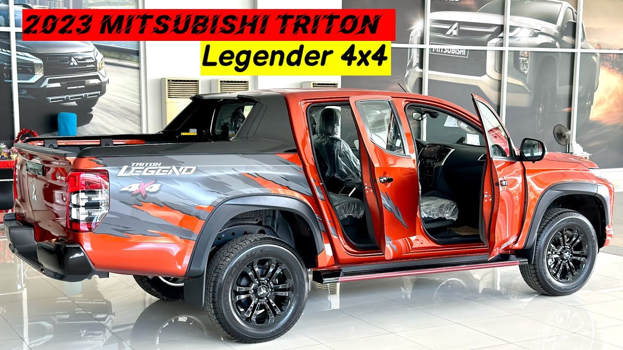 2023 Mitsubishi TRITON Legender 4x4 - Sunflare Orange | Exterior and ...