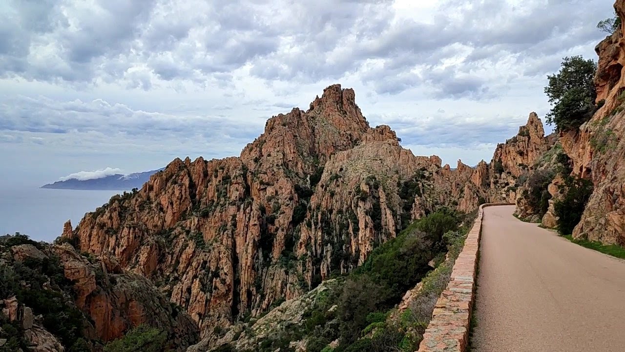 Route Corsica, D81 Piana - Calanques de Piana - Porto [route] - YouTube