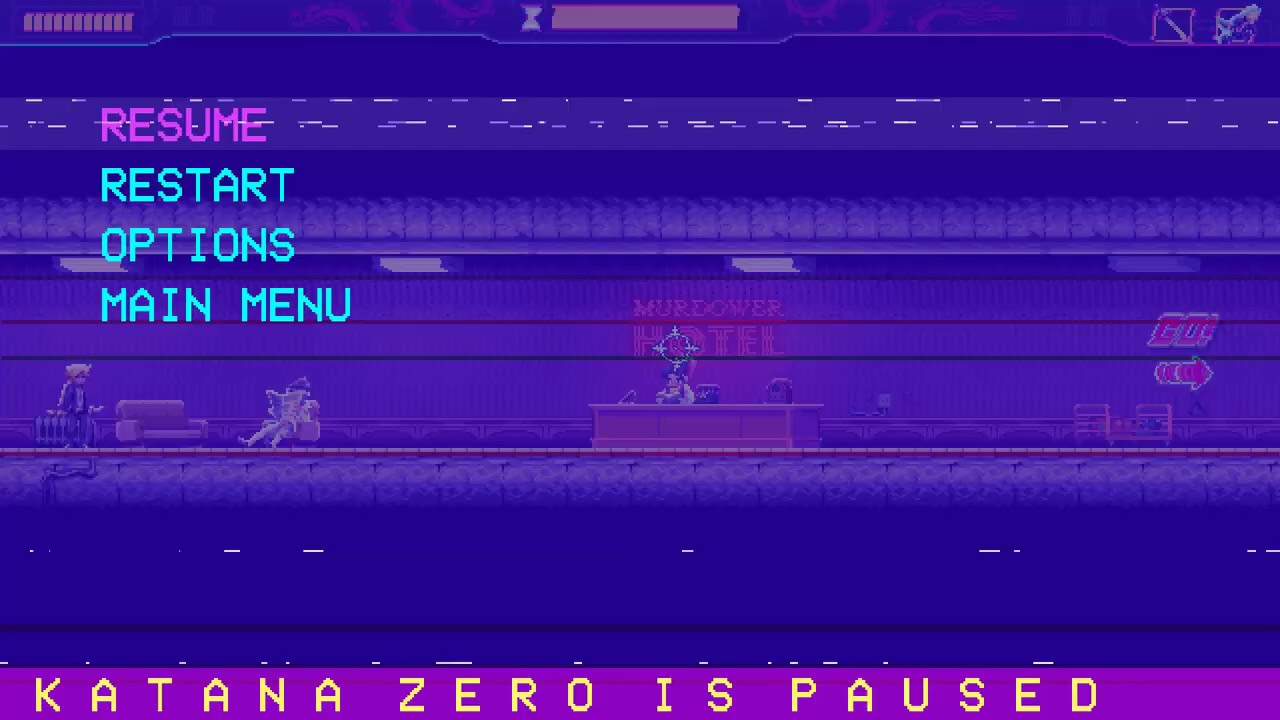 Katana Zero - The Dragon. Receptionist. - YouTube