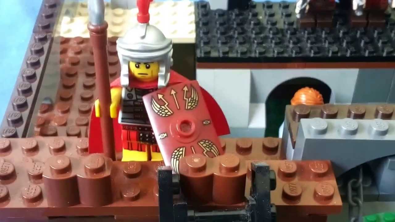 lego moc roman outpost attack - YouTube