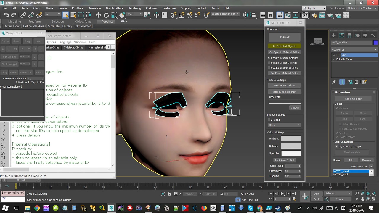 Maxscript: Material Formater - YouTube