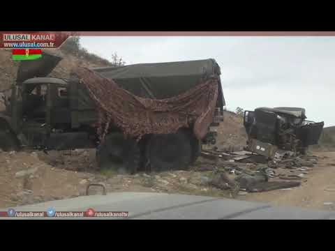 Azerbaycan Savunma Bakanlığı, işgalden kurtarılan Talış köyünden görüntüleri paylaştı