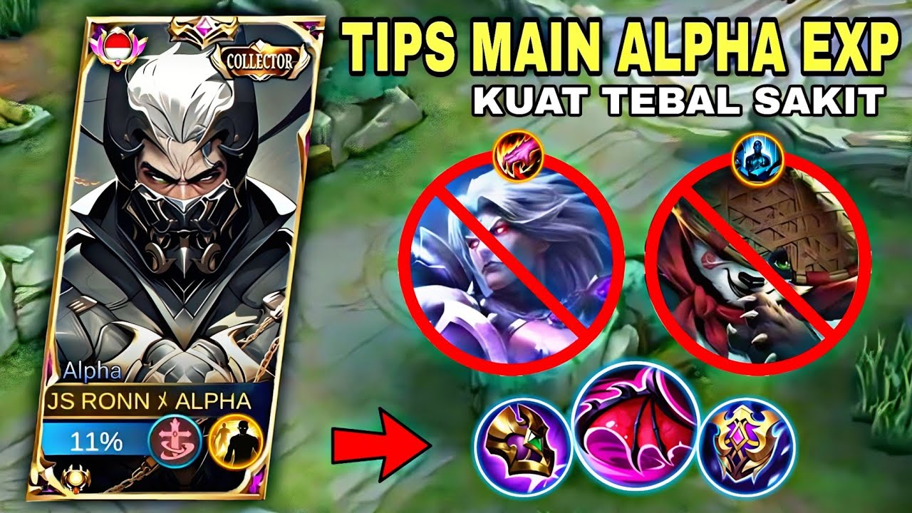 Alpha Exp Lane Vs Martis Ini Counter Build Nya - Build Alpha Paling ...