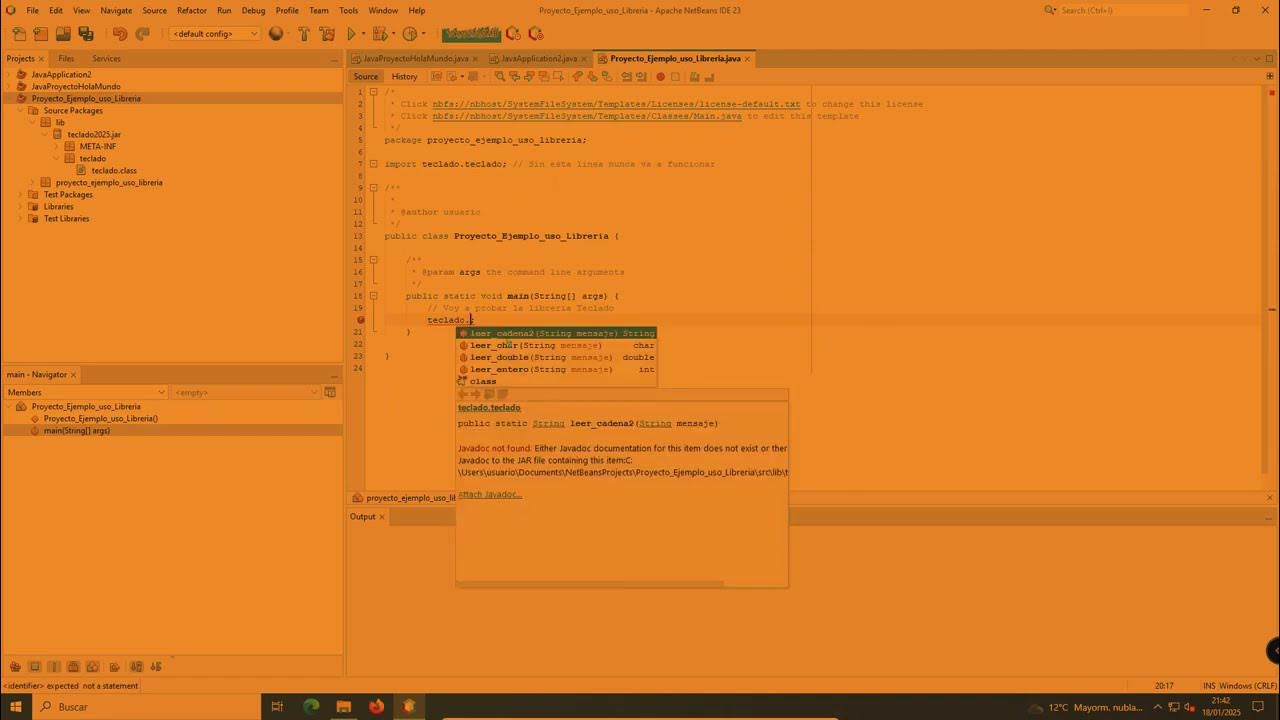 Como añadir una biblioteca a tu proyecto Java con NetBeans - YouTube