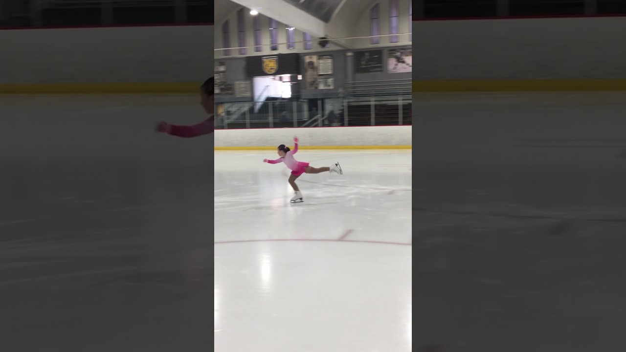 Ice skating competitor lutz -flip combo jump - YouTube