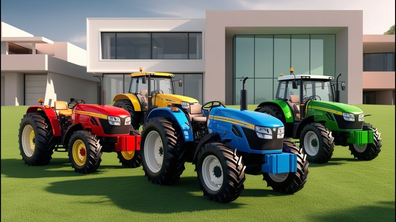 Using Different Tractors in Farming Simulator 22 - YouTube