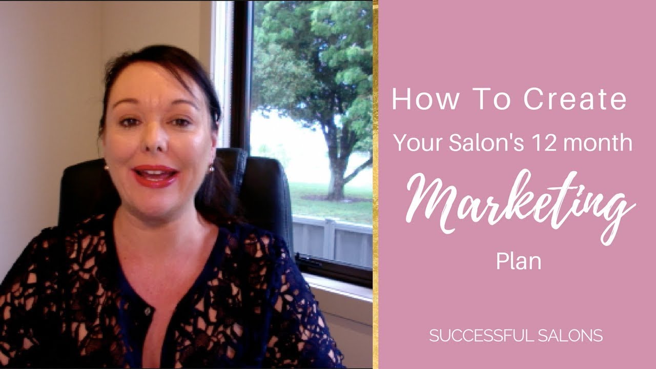 How To Create A 12 Month Marketing Calendar For Your Salon - YouTube