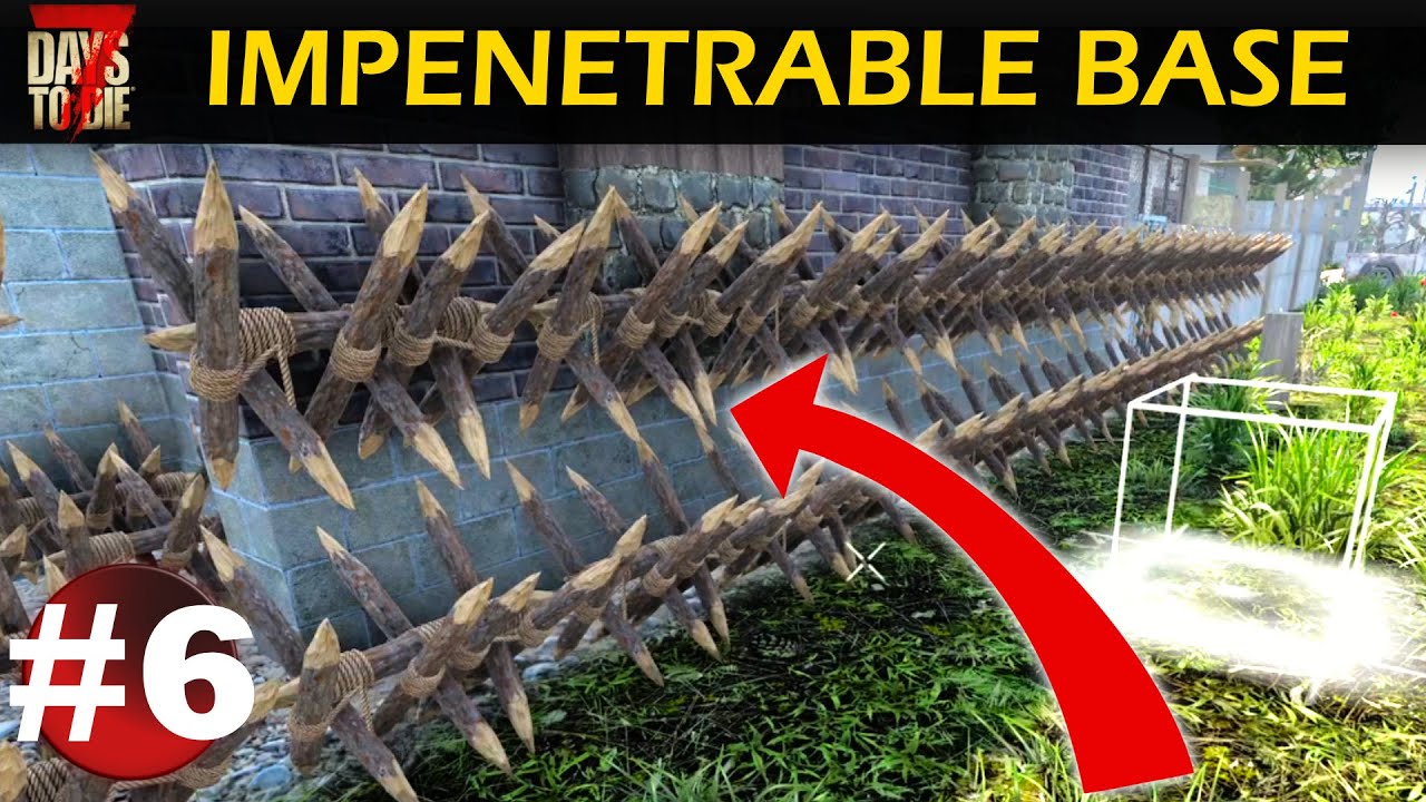 Can 100 Spike Traps Save Me? - Horde Night EVERY NIGHT | 7 Days To Die Ep. 6/10 - YouTube