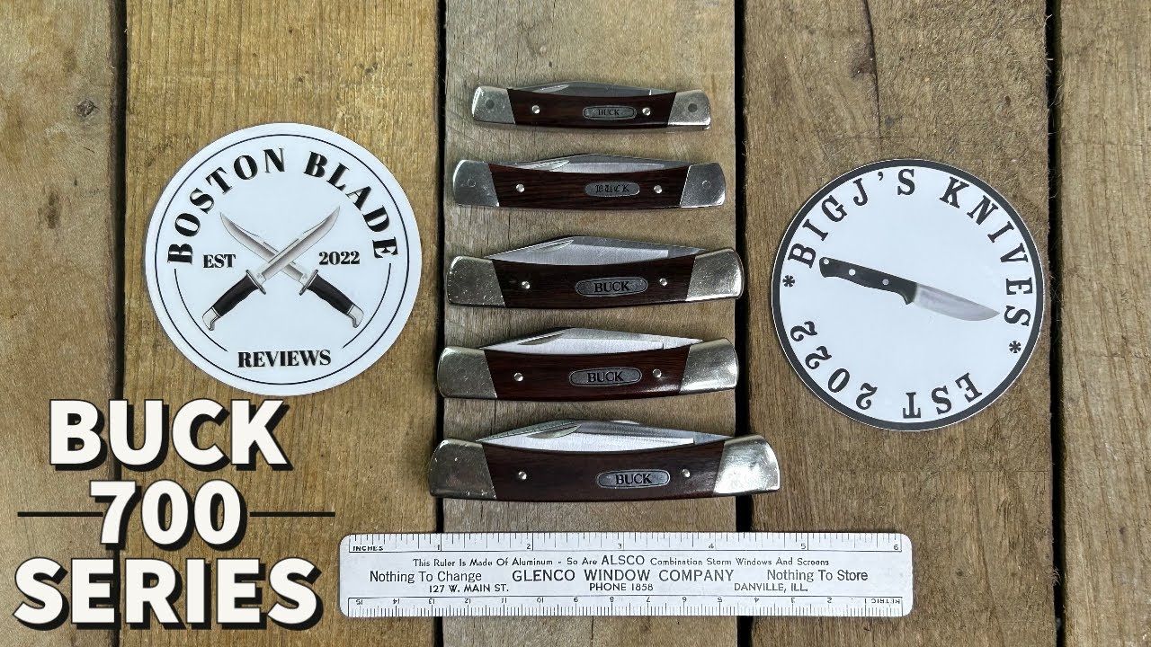 BUCK 700 SERIES KNIVES - YouTube