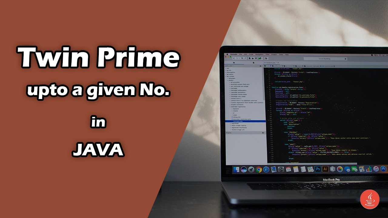 Twin Prime pairs upto a given Number || WAP to print twin prime pairs ...