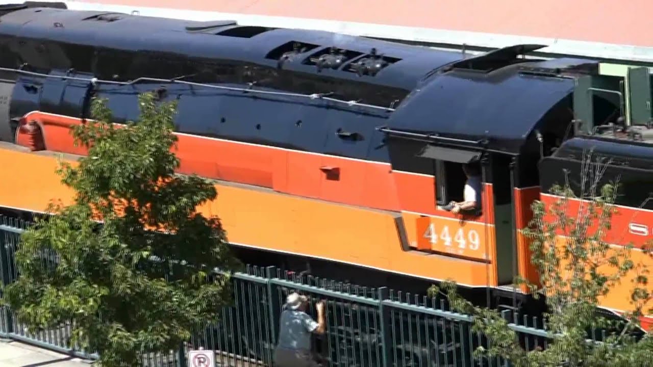 HD 7-02-09 SP 4449 Portland Union Station - YouTube