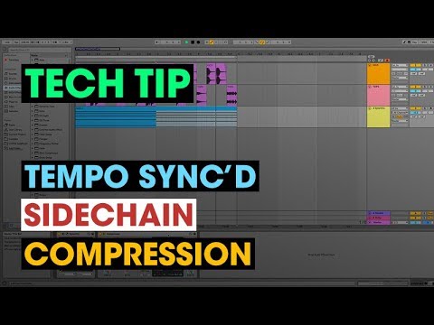 Tech Tip - Tempo Sync'd Sidechain Compression in Ableton - YouTube