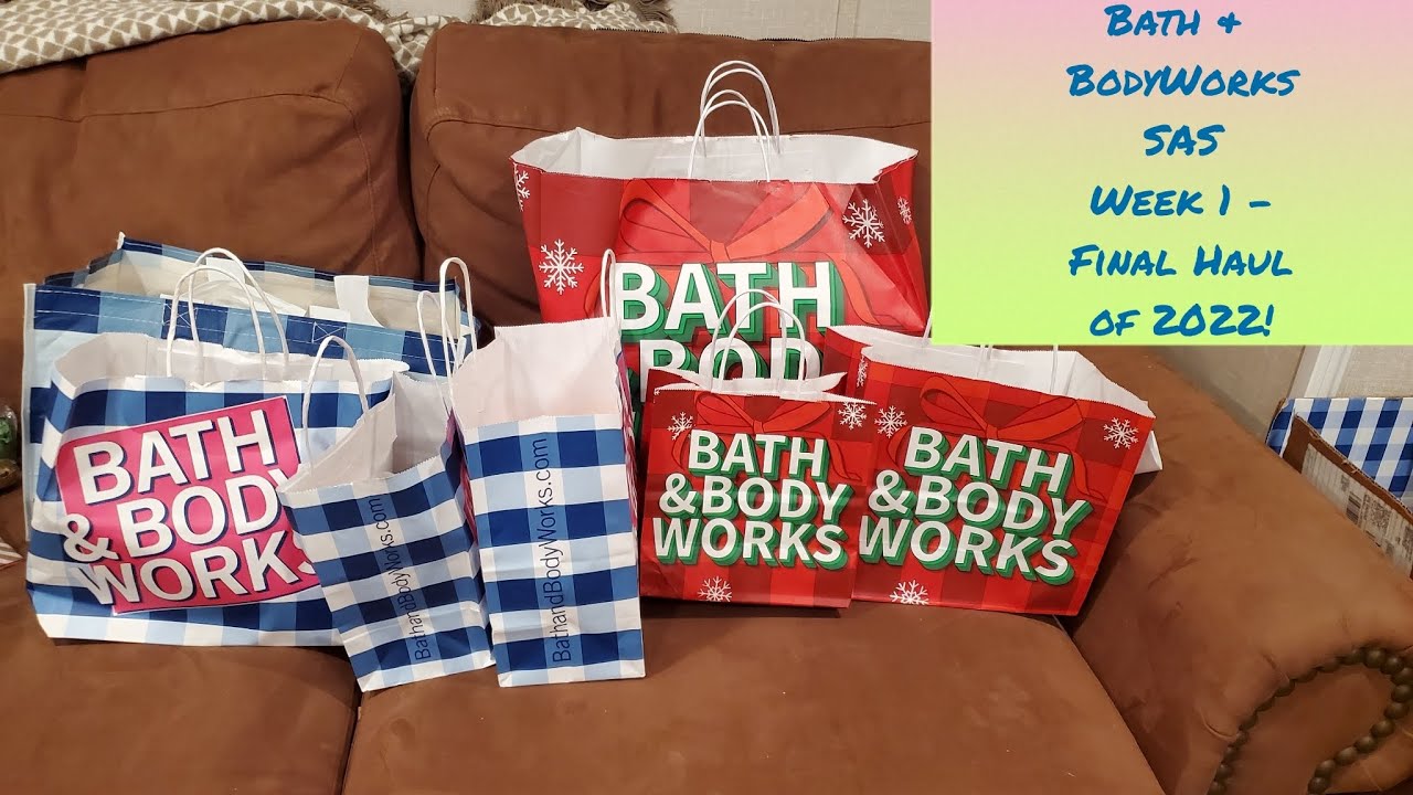 Bath & BodyWorks SAS Week 1 - Final Haul of 2022! - YouTube