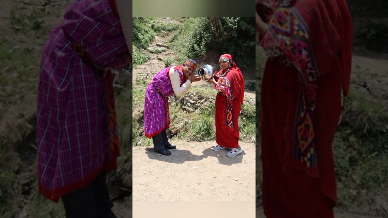 various poses in traditional dresses of shimla. Himachal pradesh. - YouTube