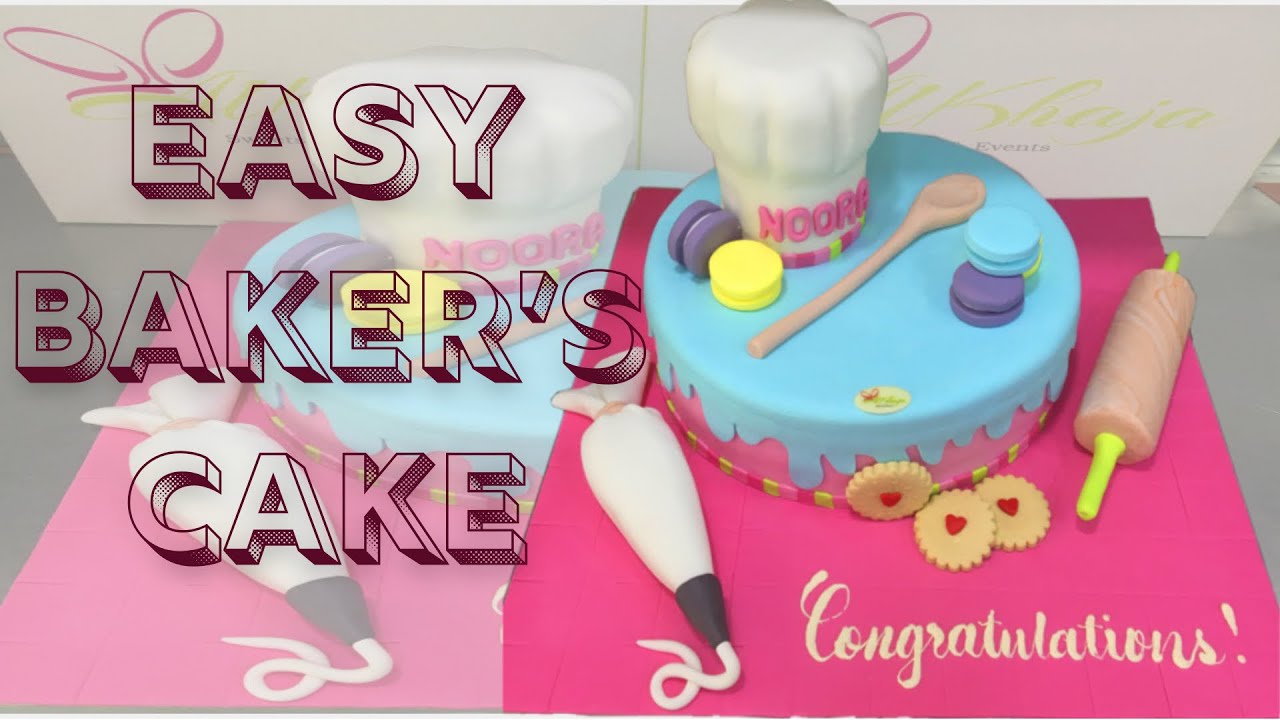 Baker’s cake | how to do a baker’s cake | easy baking cake tutorial ...