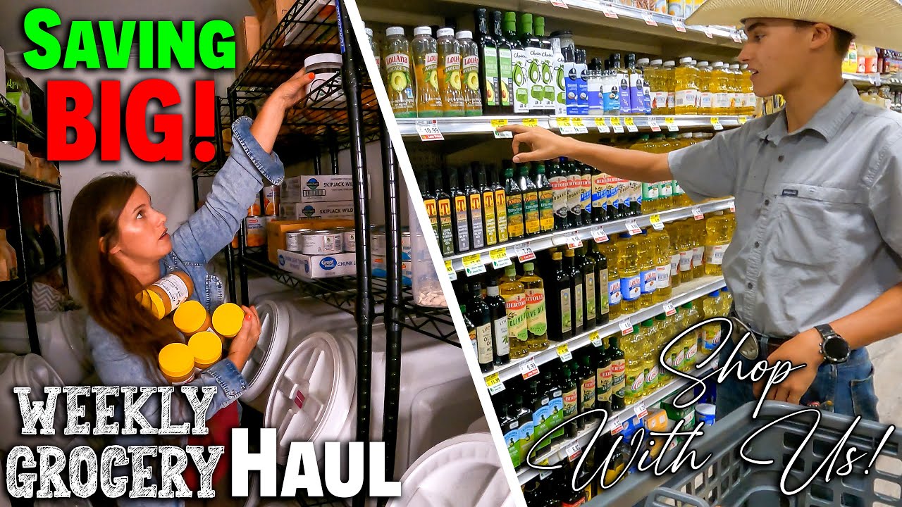 (SAVING BIG!) Weekly PREPPER Pantry HAUL! | Stocking Up The PANTRY With ...