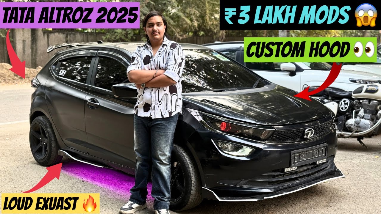 Tata Altroz 2025 ₹3 Lakh Modified Beast 😱 | Custom Hood + Loud Exhaust ...
