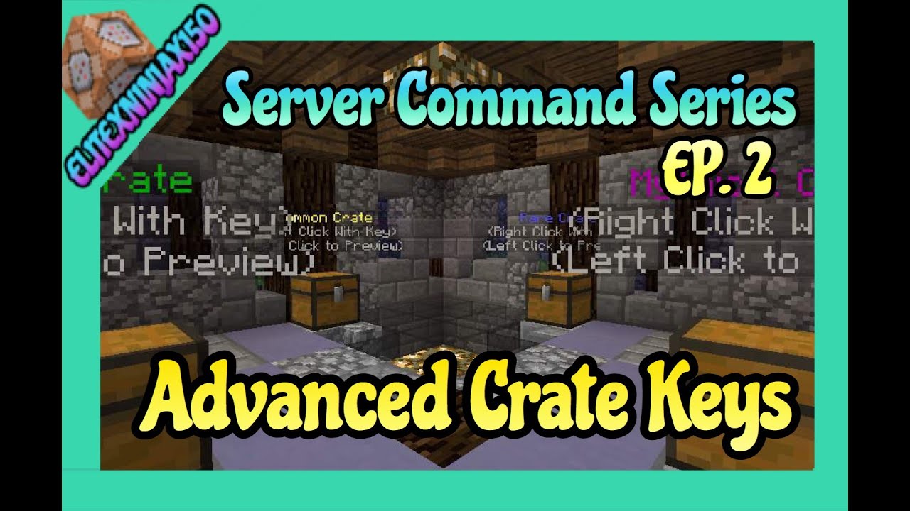 Advance Crate Key System | MCPE/ Bedrock Edtion | - YouTube