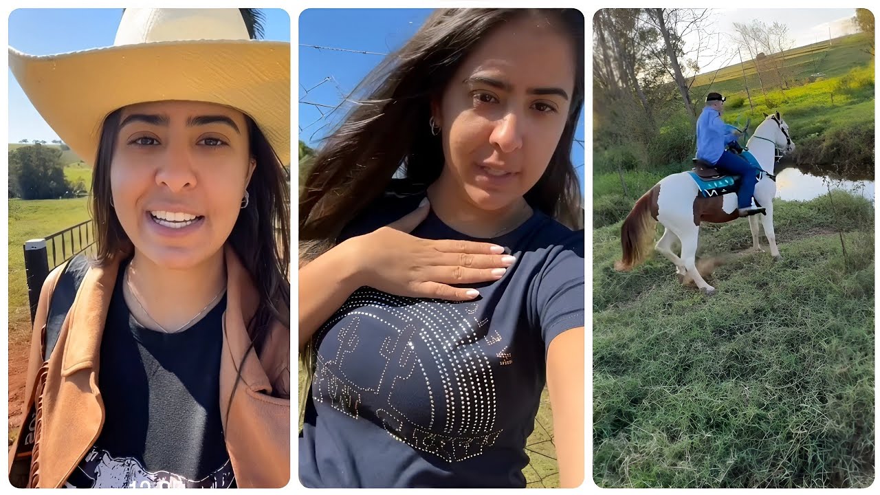 DANI NÓBREGA O DIA TA LINDO PARA ANADAR A CAVALO 🥰 - YouTube
