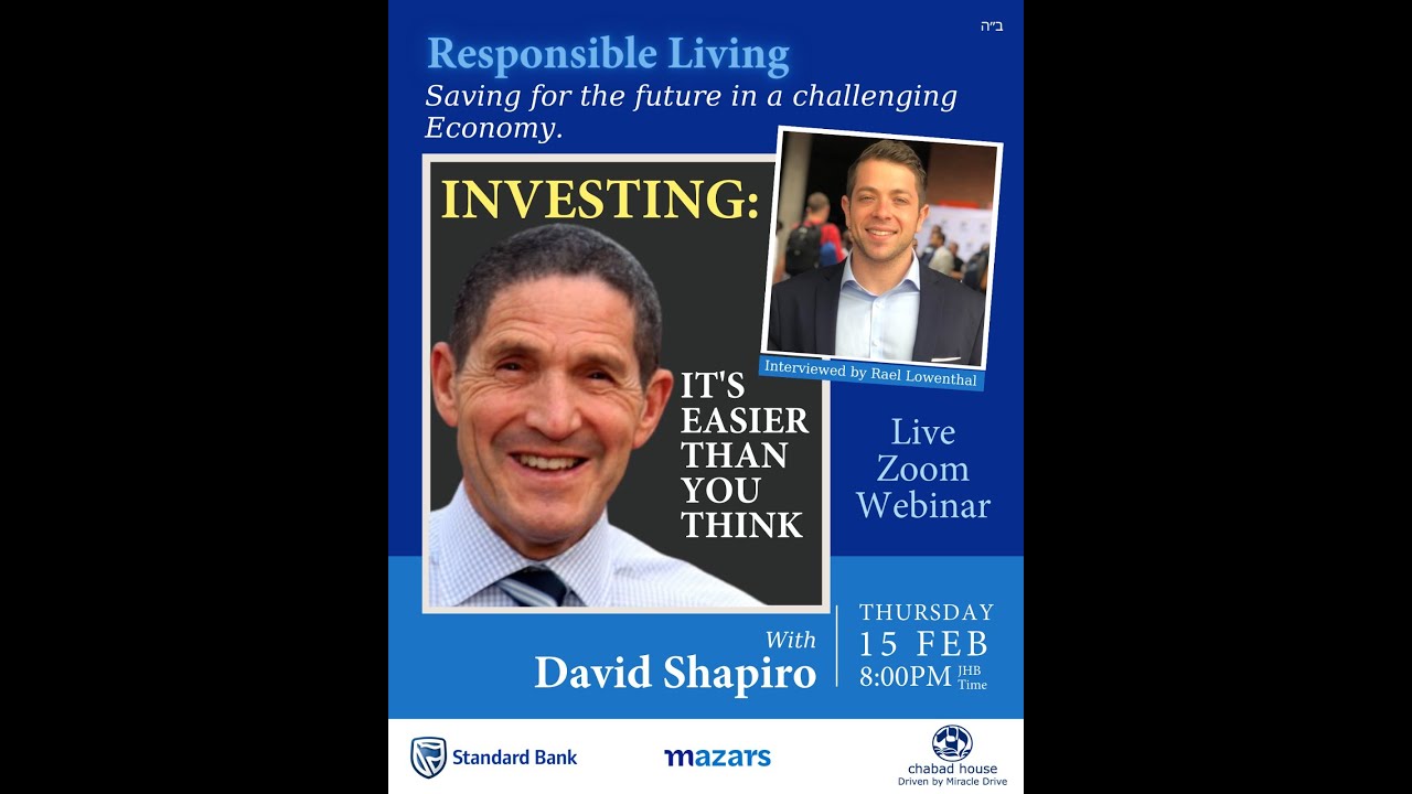 Responsible Living - With David Shapiro - YouTube