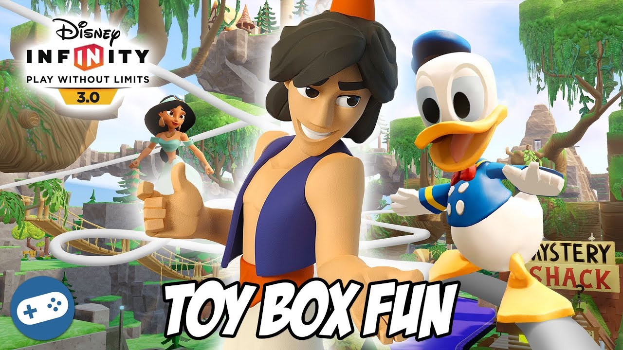 Aladdin Disney Infinity Toy Box Fun Gameplay Part 2 - YouTube