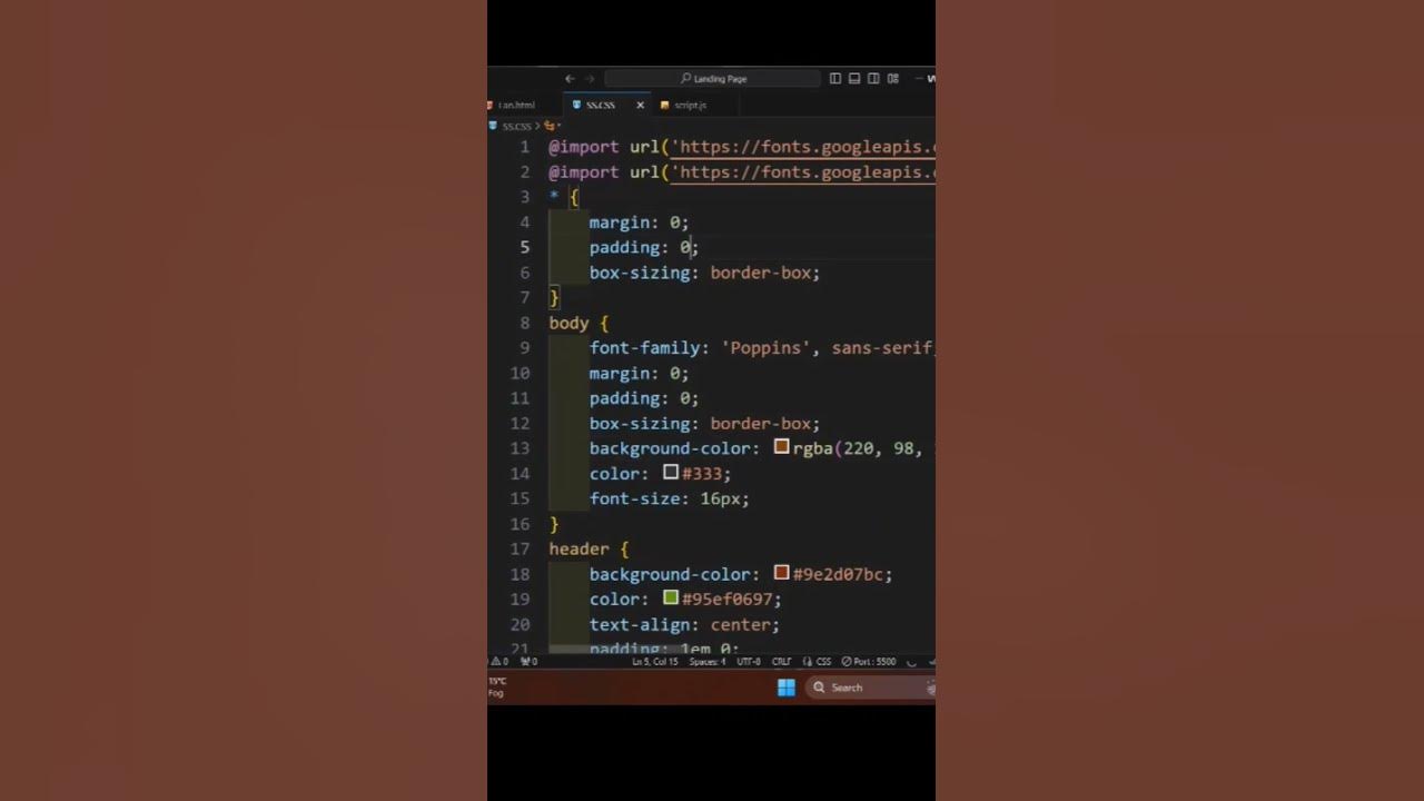 Landing Page Css Webcode Html Webcoder Coding Webdevelopment Javascript Webbuilder