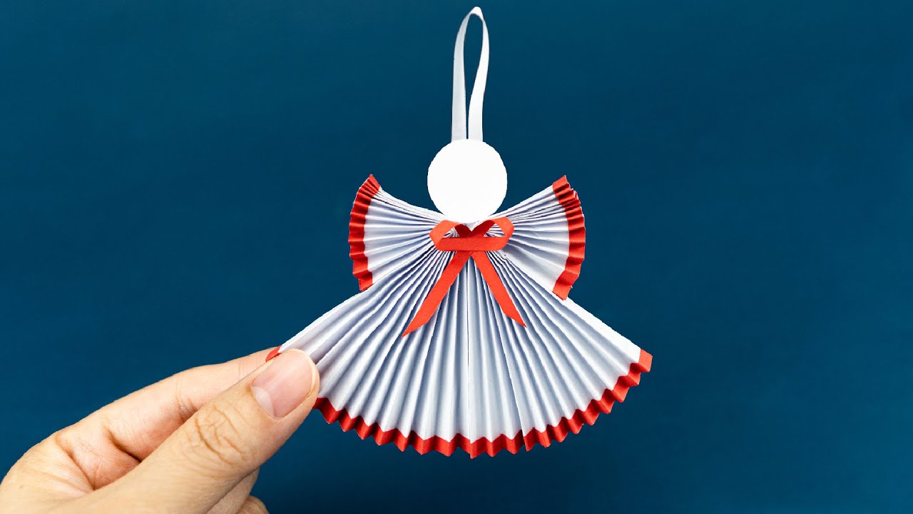 Paper Angel - Christmas Tree Decorations Ideas - YouTube