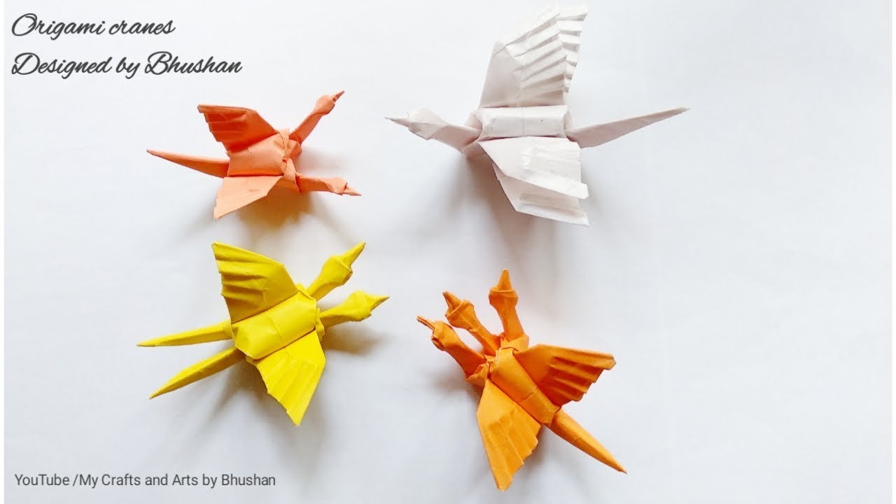 Origami Crane Directions Youtube