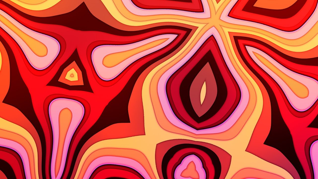 Lava Lamp - Kaleidoscope - Warm Background Video - Aesthetic ...