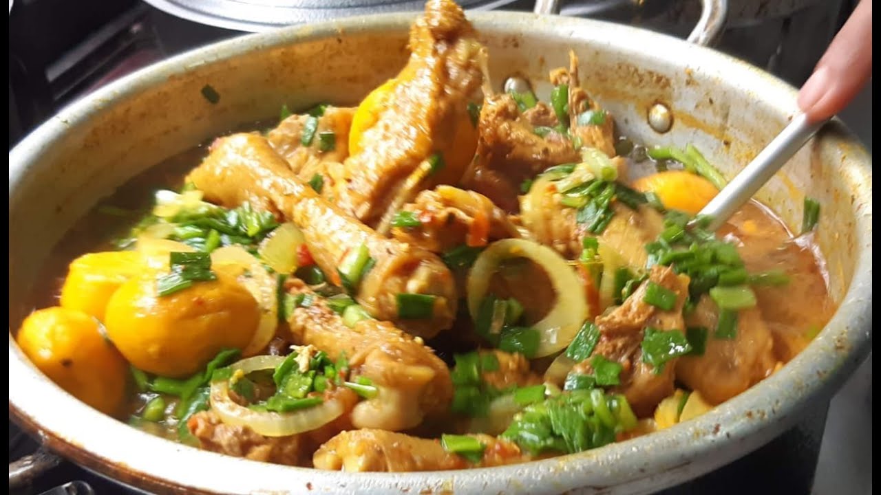 Frango caipira com piqui - YouTube