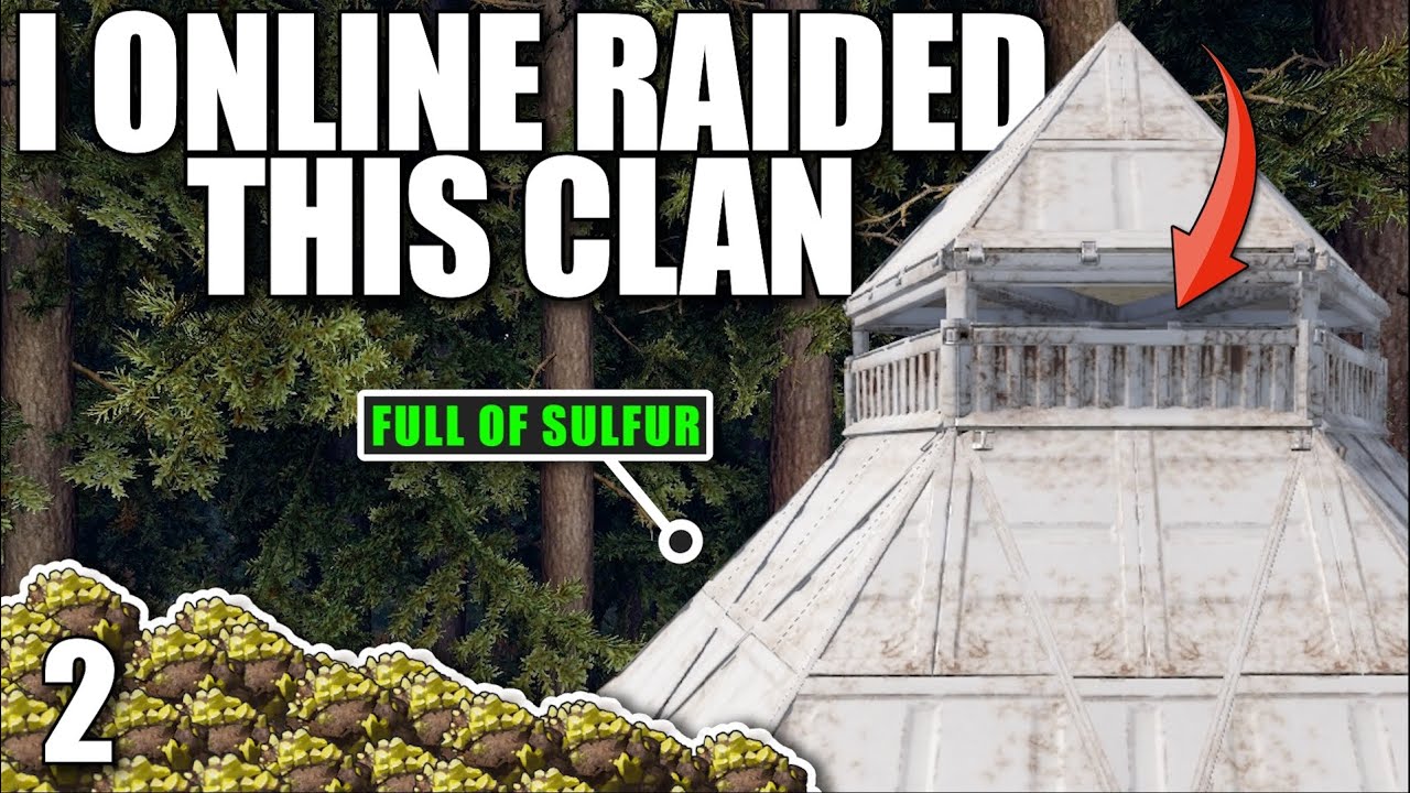 I ONLINE RAIDED THE CLAN WHO BUILT NEXT TO ME | Solo Rust - YouTube