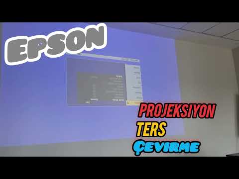 Epson Projeksiyon Ters Görüntü Düzeltme Çevirme