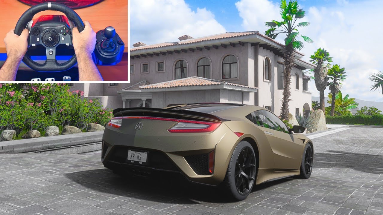 ACURA NSX | Forza Horizon 5 | Logitech G920 + Shifter Gameplay - YouTube