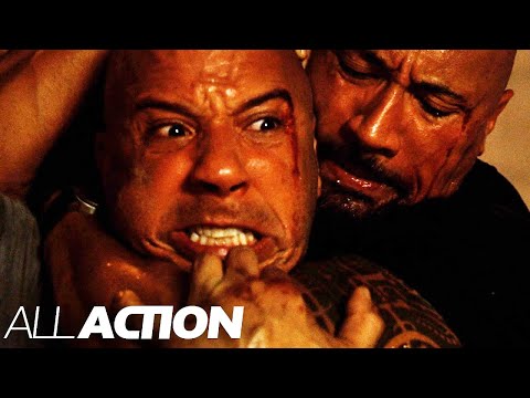 Dom Toretto vs. Agent Hobbs | Fast Five | All Action
