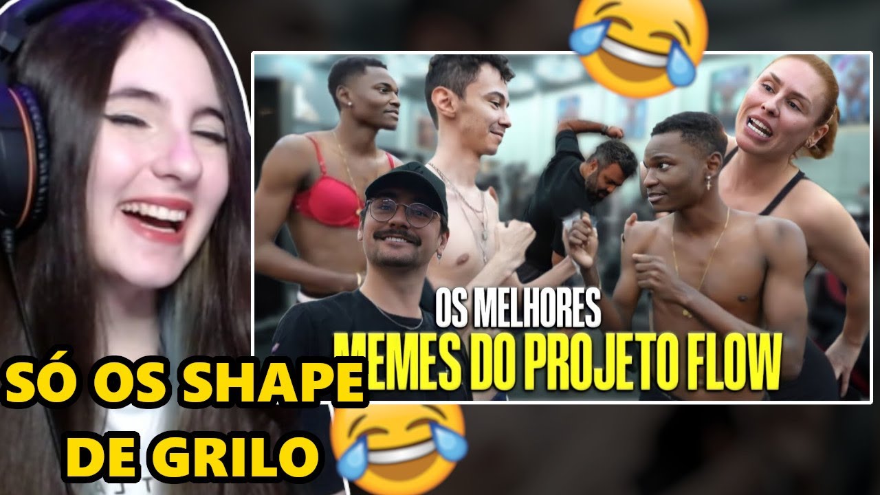 CÁTIA REAGE AOS MEMES DO PROJETO FLOW - PART.1 | MUSCLECORTES 😆🤣 - YouTube